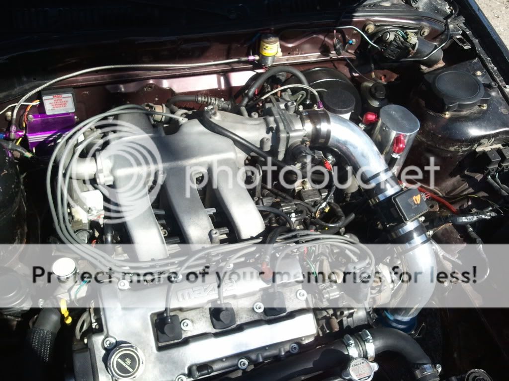 Engine bay shots and some new wheels! | Mazda MX-6 Forum